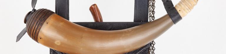 Early Virginia Shot Pouch & Powder Horn - Mark Elliott