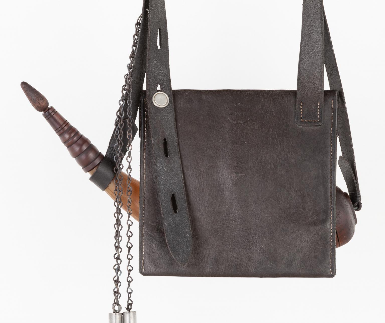 Early Virginia Shot Pouch & Powder Horn - Mark Elliott